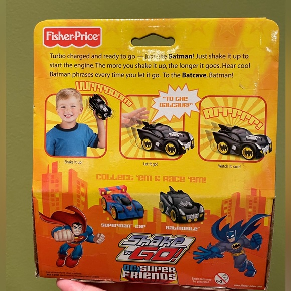Fisher-Price | Toys | Dc Super Friends Shake N Go Batmobile | Poshmark